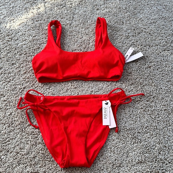 Victoria's Secret | Swim | Victorias Secret Red Bikini Swimsuit Bathing ...